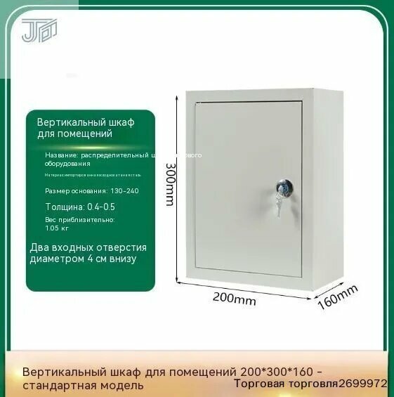 Щиток электрический с монтажной панелью металлический навесной