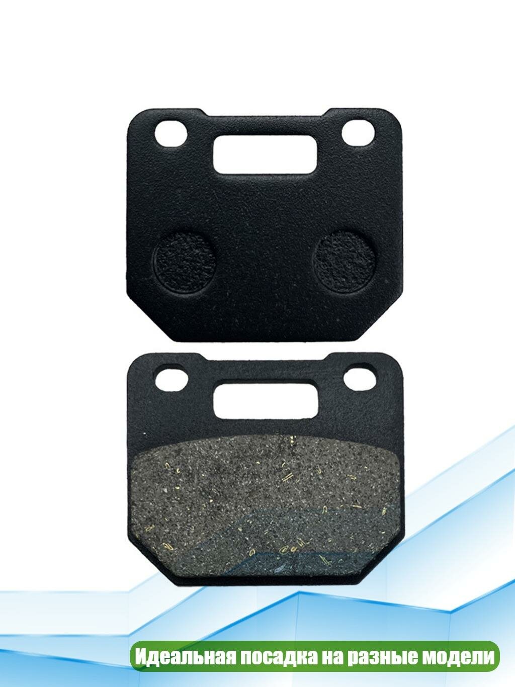 Тормозные колодки для мотоцикла, квадроцикла, мопеда и скутера