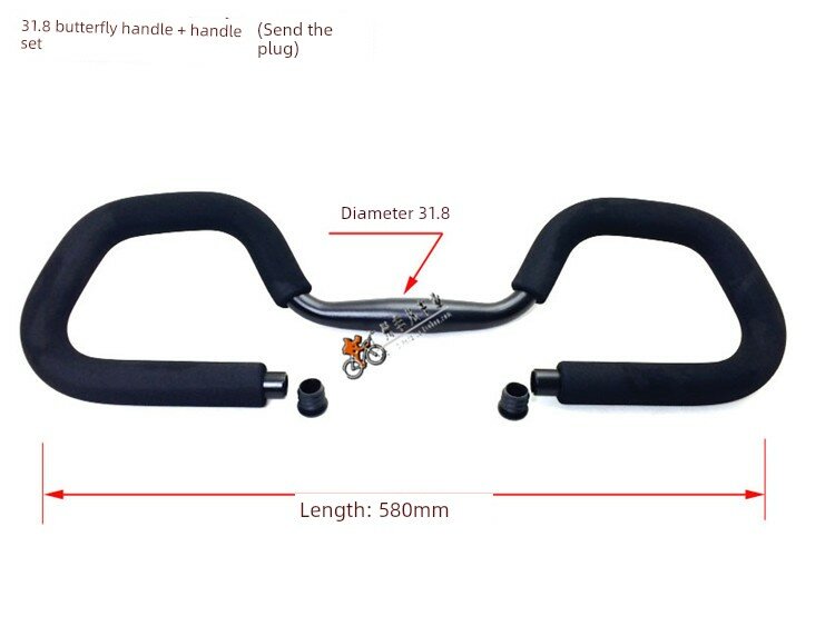 Специальные рули для туристических велосипедов, рули-бабочки для горных велосипедов, велозапчасти, изогнутые рули