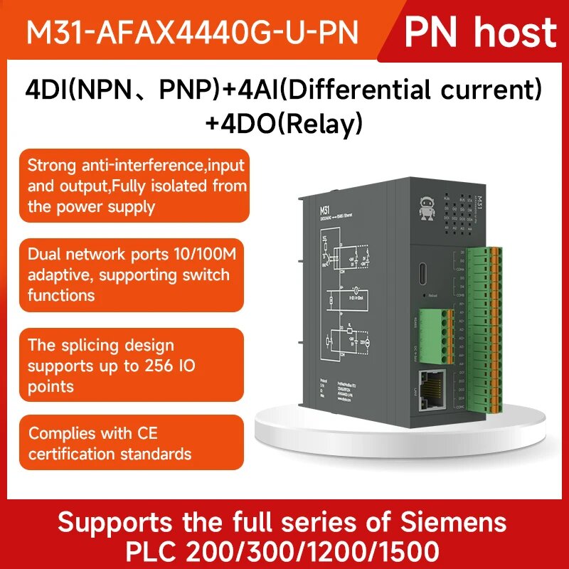 Модуль удаленного ввода-вывода Profinet COJXU M31-U-PN M31-AFAX4440G-U-PN