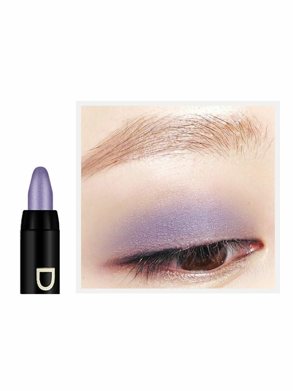 16 цветных водостойких карандашей для глаз с блестками: для век и слизистых, стойкие тени-хайлайтеры