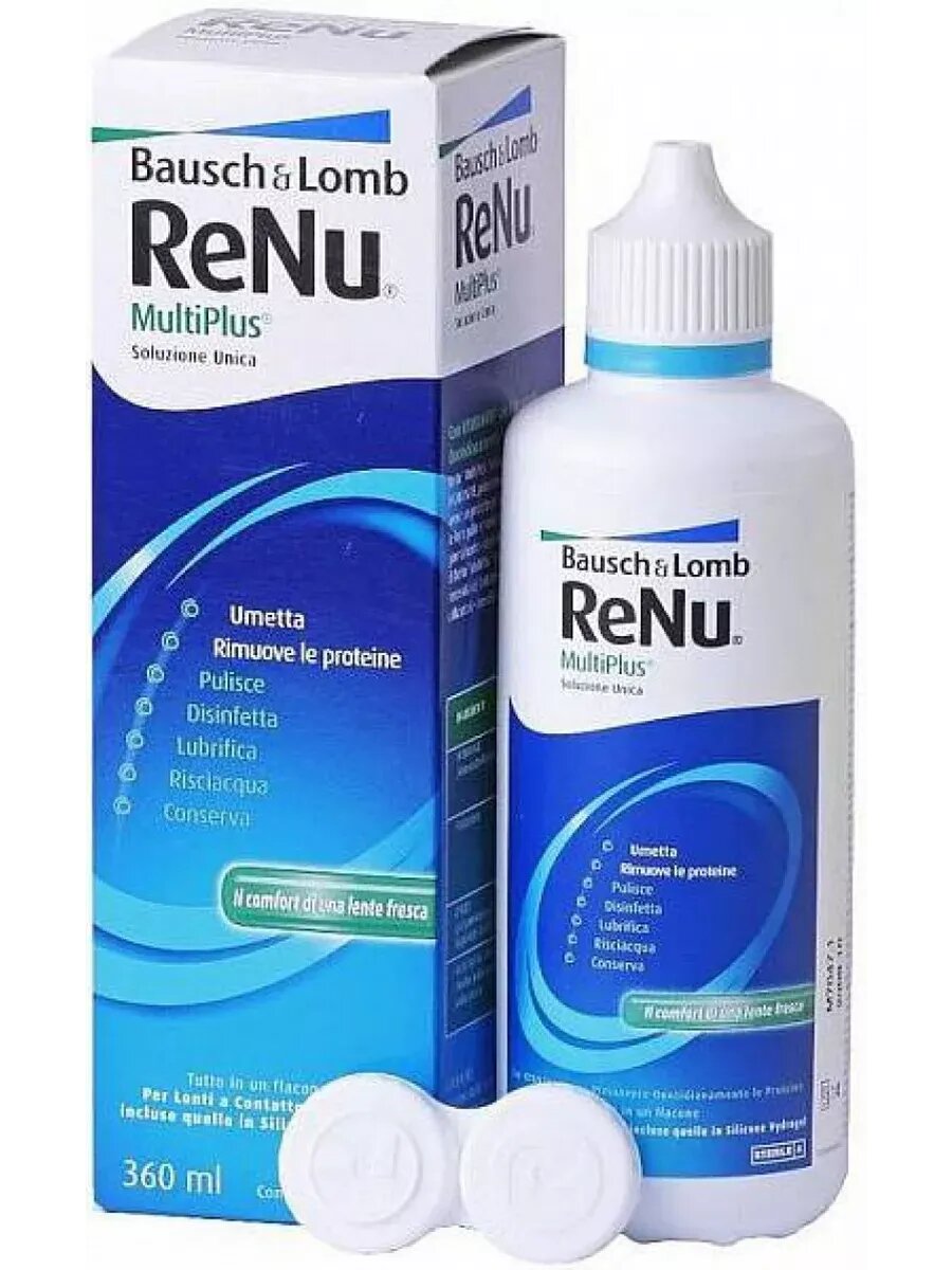 Раствор для линз ReNu MultiPlus, 360 мл