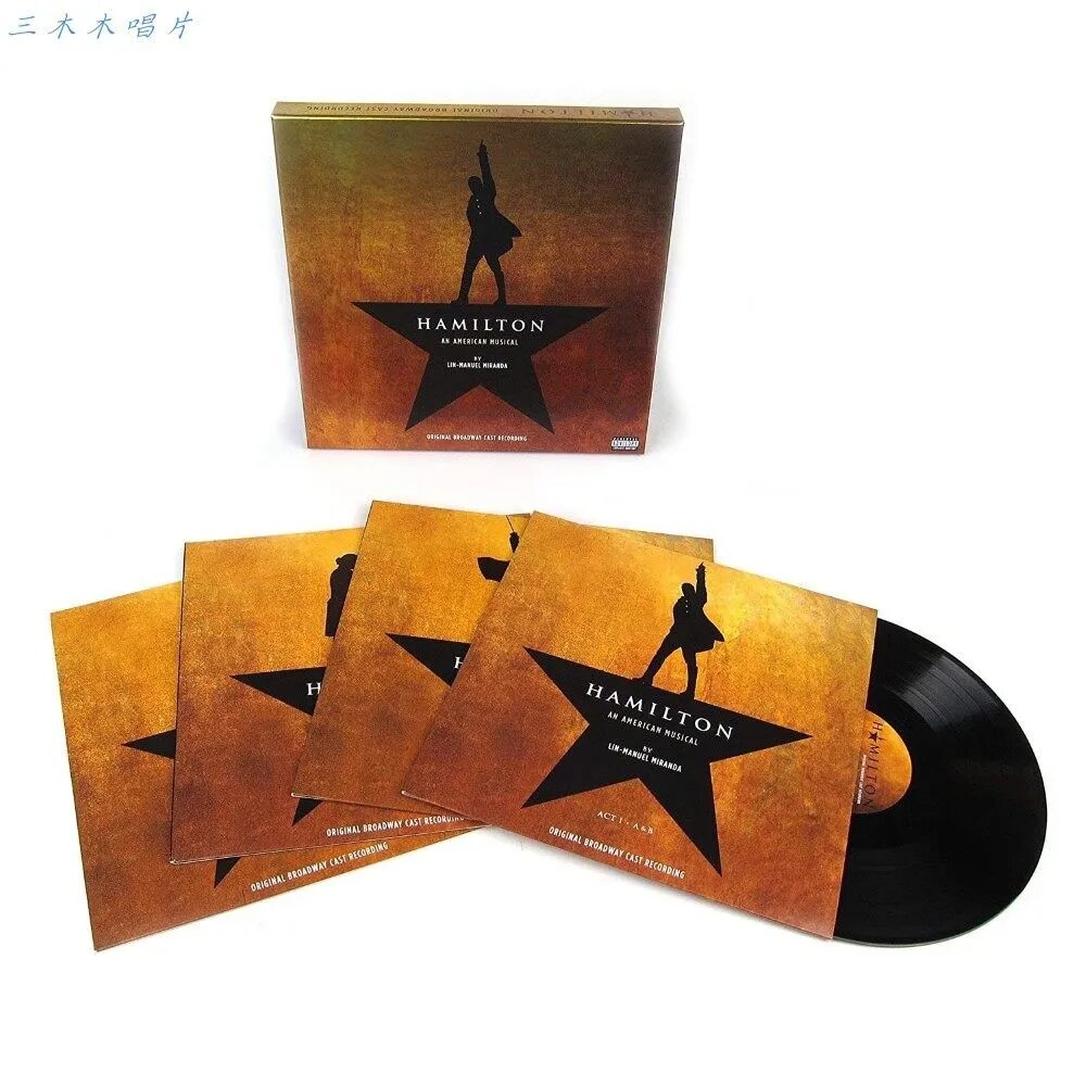 Виниловая пластинка Hamilton An American Musical by Lin-Manuel Miranda Original Broadway Cast Recording 4LP