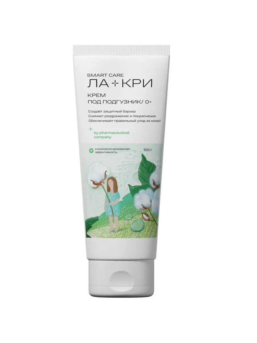 Ла-Кри Крем под подгузник, крем для детей, 100 г, 1шт.