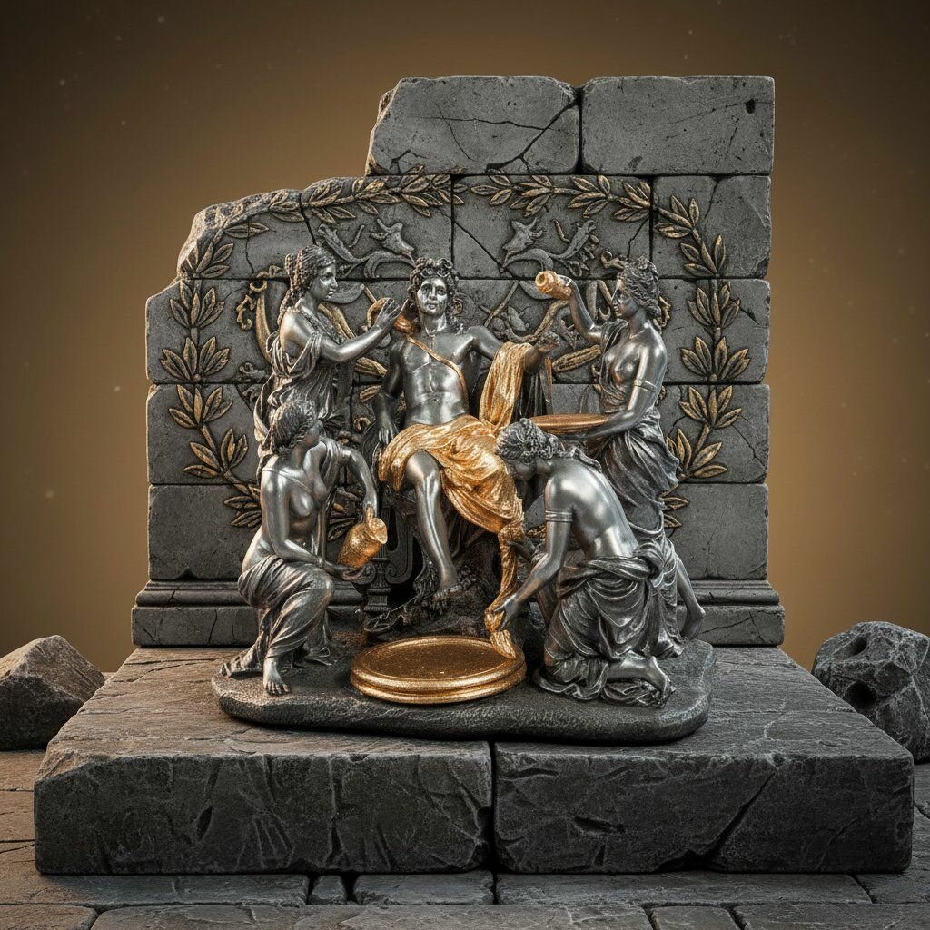 Статуэтка Аполлон и Нимфы