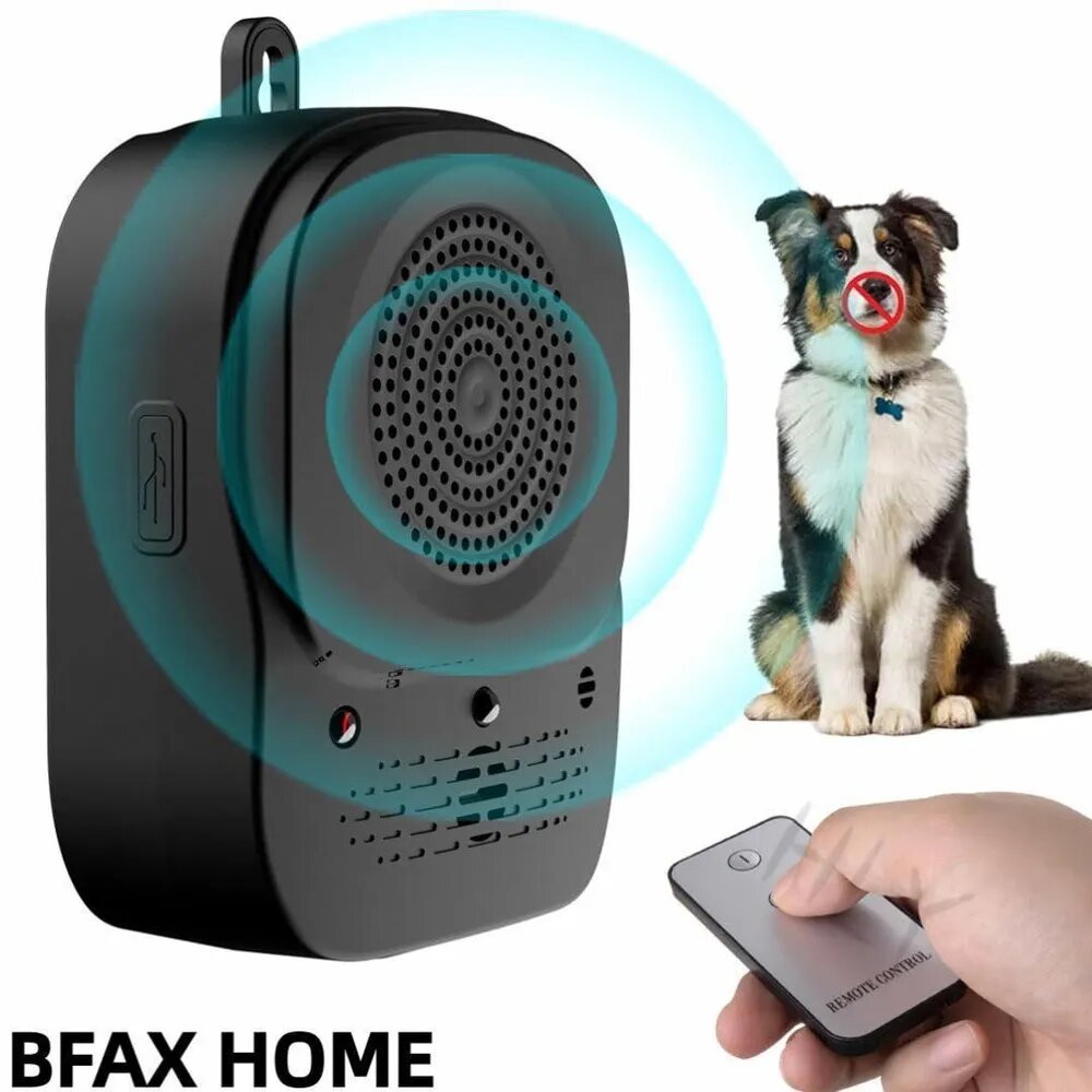 Антилай для собак BFAX HOME Ультразвуковой отпугиватель собак с дистанционным управлением