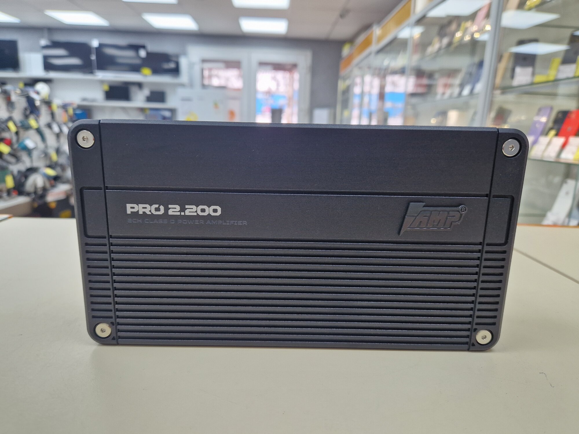 Усилитель автомобильный AMP PRO 1.800, моноблок класса D, 1600 Вт