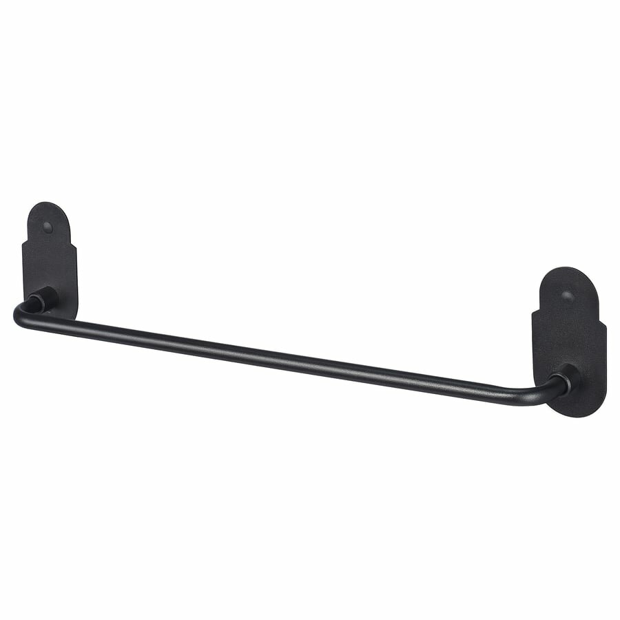 Самоклеящаяся вешалка для полотенец IKEA VALASJON цвет черный 206.199.44