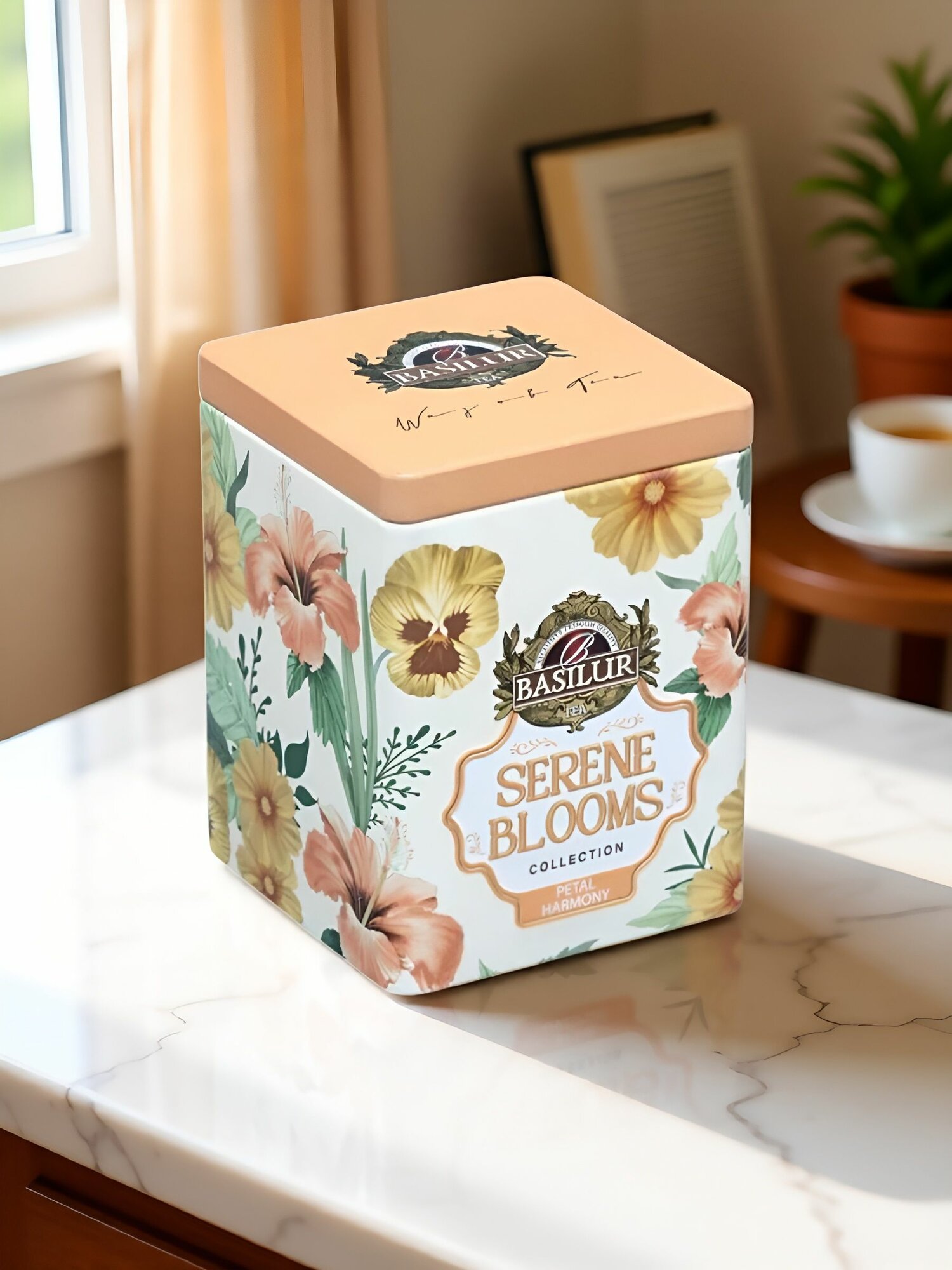 Чай Basilur Безмятежные Цветы Гармония Лепестков 75г ж/б