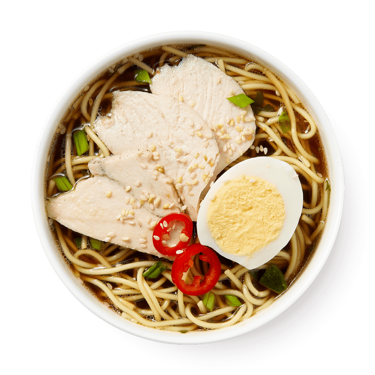 Суп Рамен "Ингредика", с кусочками курицы, 300 г, контейнер пластиковый