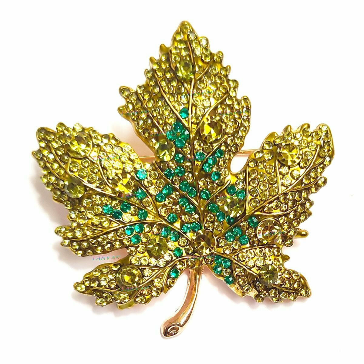 Брошь, стразы