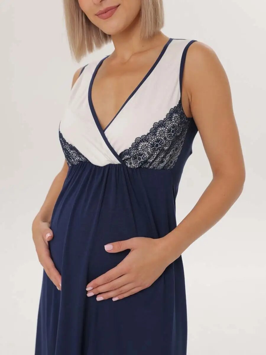 Сорочка для кормящих мам HUNNY mammy