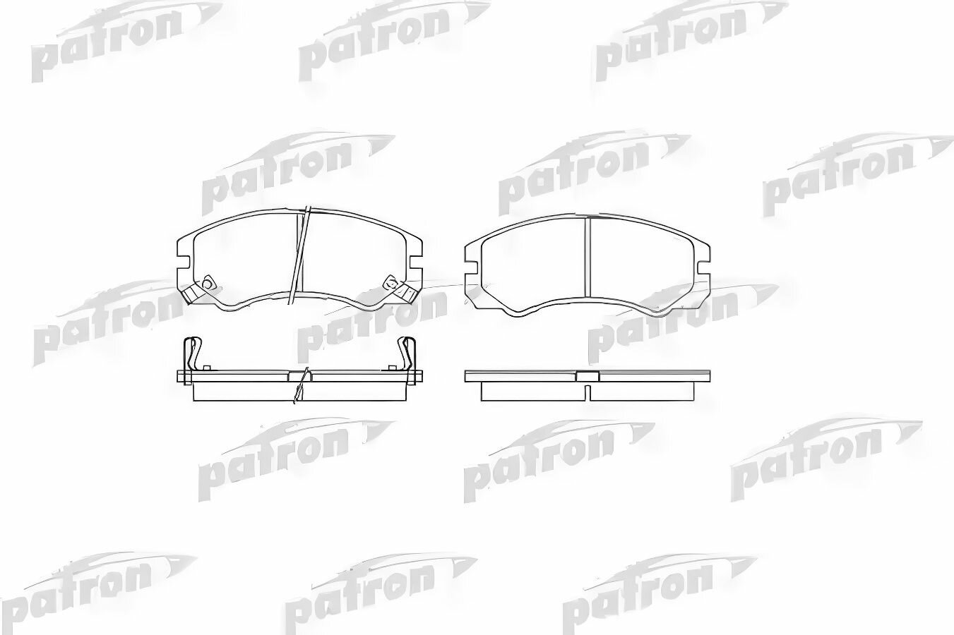 Колодки тормозные передние, для Опель Фронтера A, Спорт, B