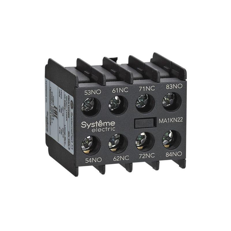 Блок контактов дополнительных MA1KN 4НЗ SE, SCHNEIDER ELECTRIC MA1KN04 (1 шт.)