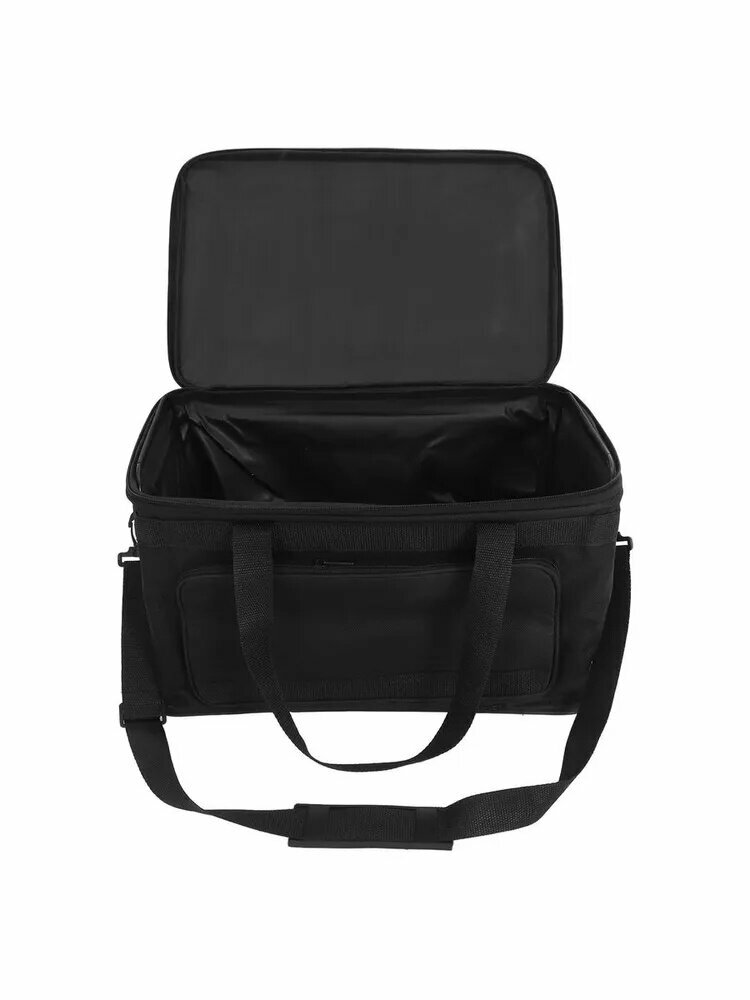 Сумка-органайзер для художников, черная, из холста, для хранения и переноски, 1 упаковка