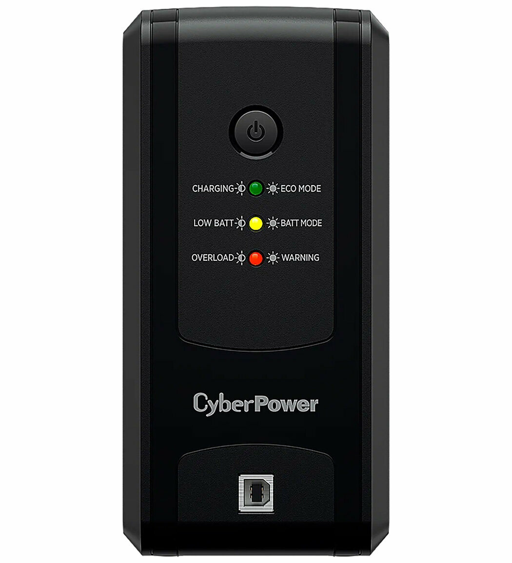 Источник бесперебойного питания (ИБП) CyberPower UT650EIG, 650 В·А, 390 Вт, 1xUSB, RJ45/11, C13x4, линейно-интерактивный
