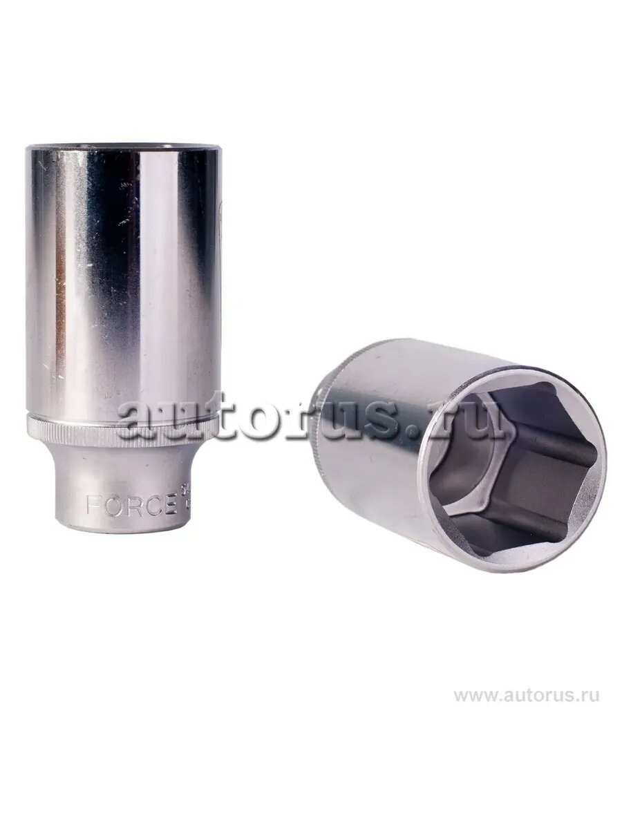 Головка 28 мм 6-гранная 1/2DR длинная FORCE 5457728