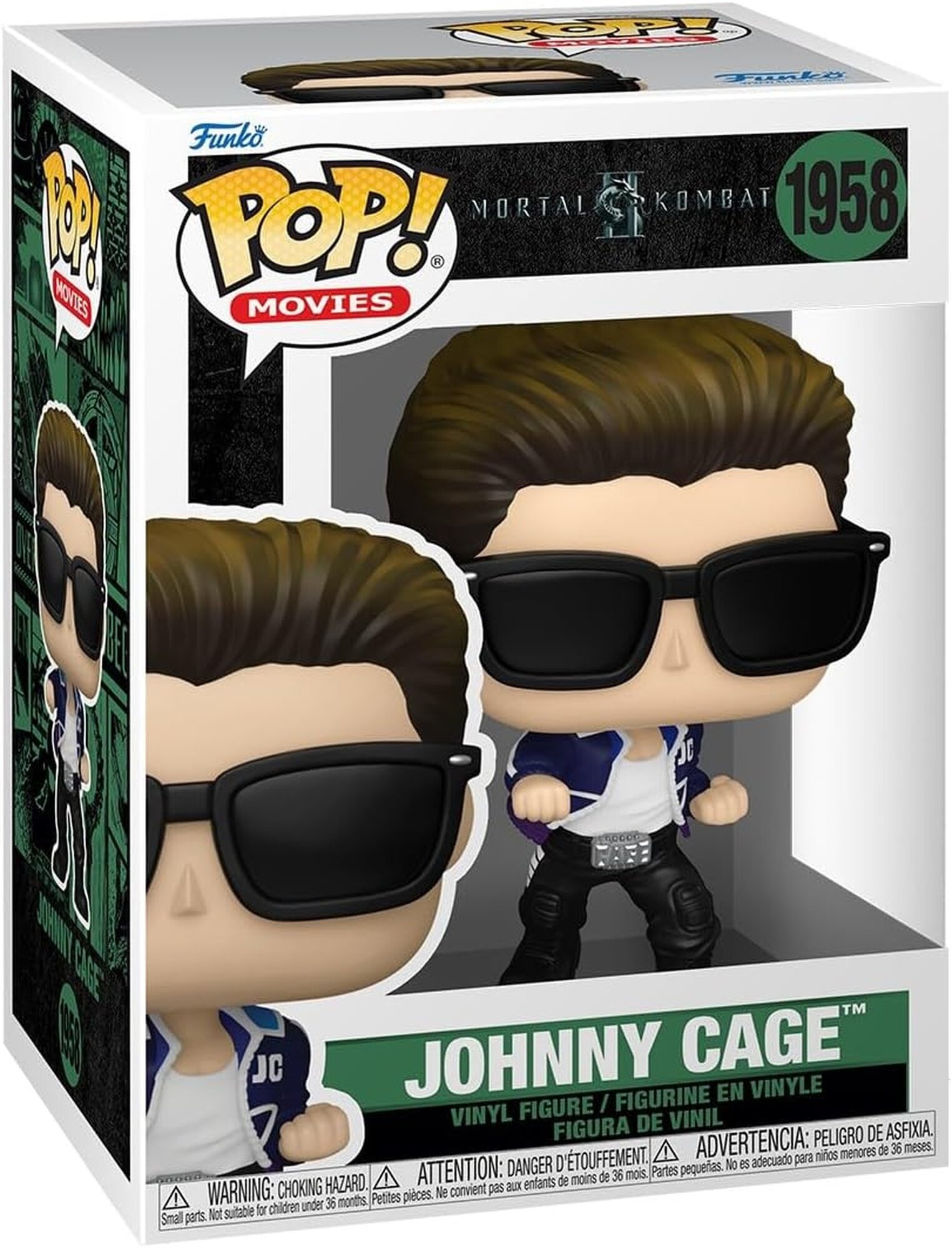 Фигурки Funko Pop MOVIES - Коллекционная фигурка Mortal Kombat 2 Джонни Кейдж - Фанко 1958