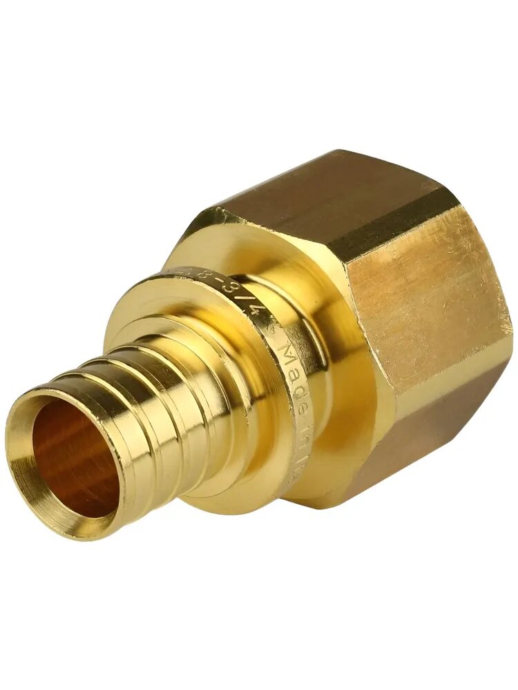 Муфта STOUT с внутренней резьбой 20x G3/4" для сшитого полиэтилена аксиальный фитинг