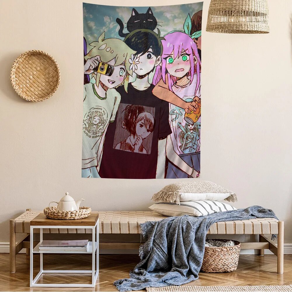Гобелен аниме Omori 60x90см, цвет Z2