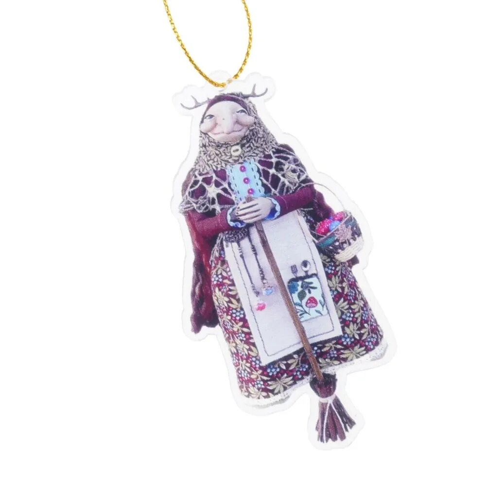 Кукла кухонной ведьмы для удачи и декора