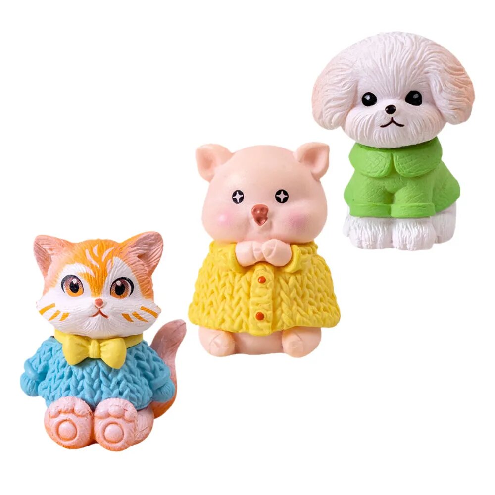 Фигурка декоративная Assorted Color, высота 1.96 см, длина 2.69 см