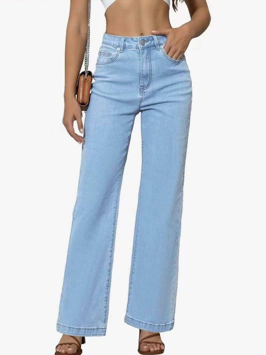 Комфортные ZY Джинсы-камуфляж вышитые женские для фитнеса стрит дизайн деним, Размер_S