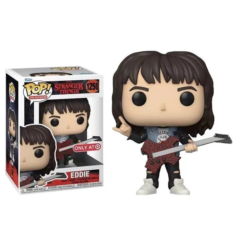 Funko Статуэтка Stranger Things Eddie 1250 Фигурка, длина 10 см, коричневый