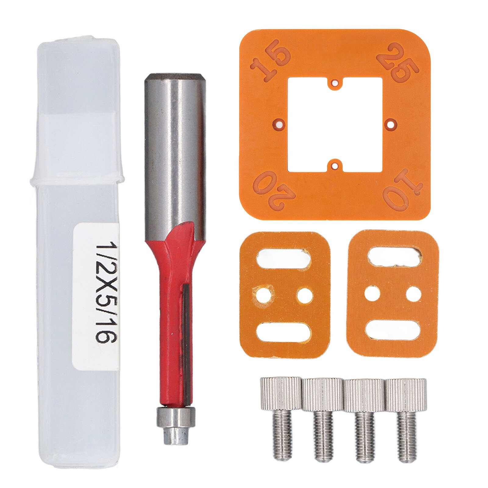 Шаблон радиуса круглого угла 4 в 1: R10, R15, R20, R25, деревянный, для разметки углов в деревообработке.