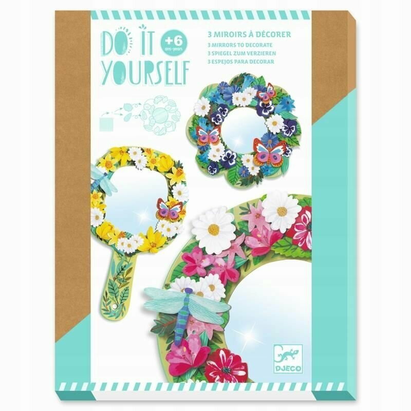 Набор для творчества Djeco - Набор для самостоятельного декорирования зеркал - DJ7908