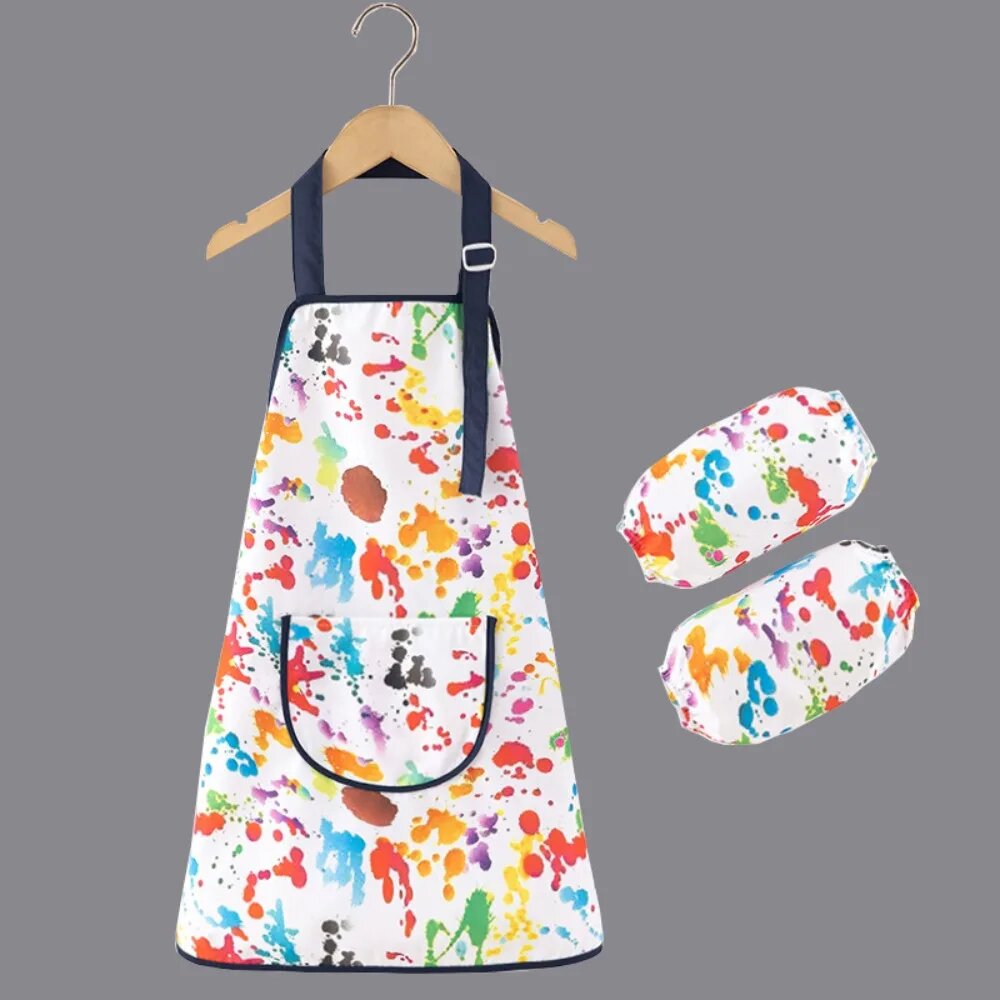 Детский полиэстеровый фартук для рисования 3