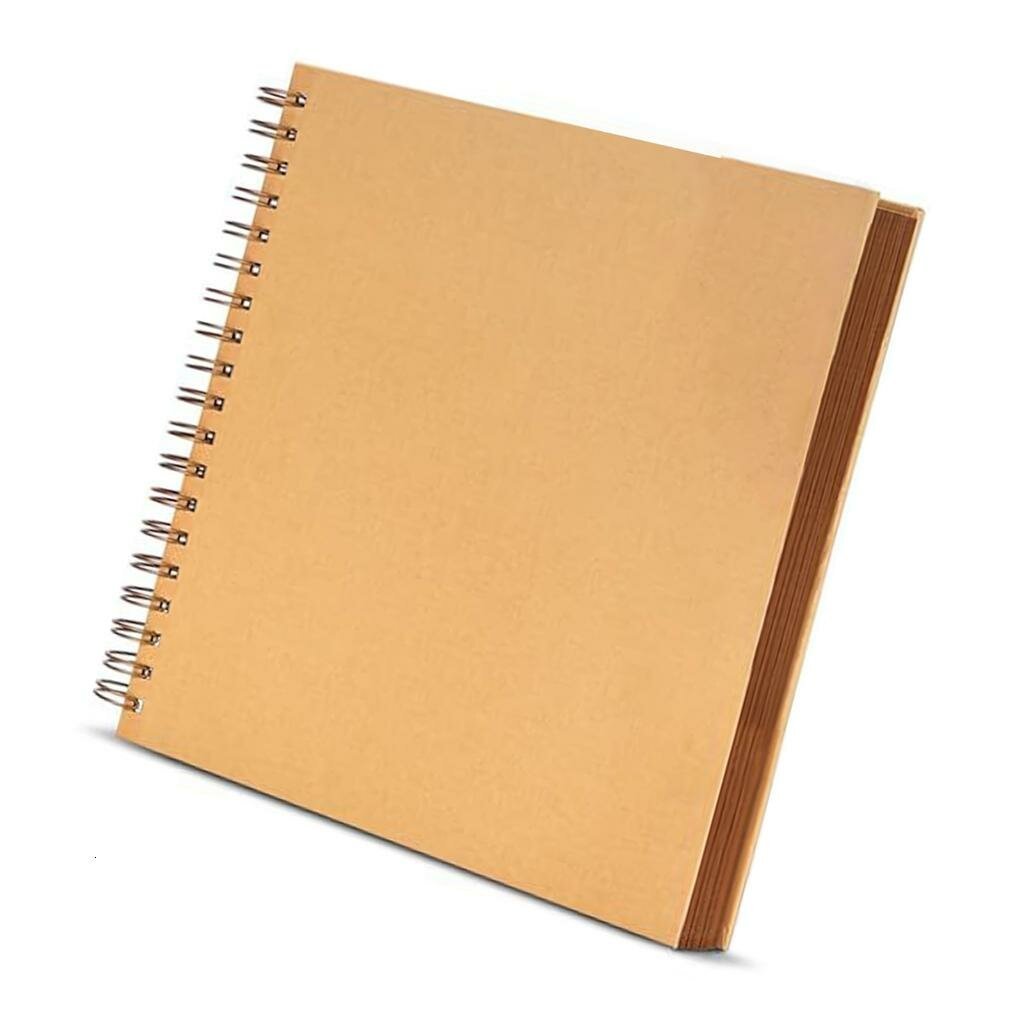 Скрапбукинг-альбом на спирали, Коричневый - 25