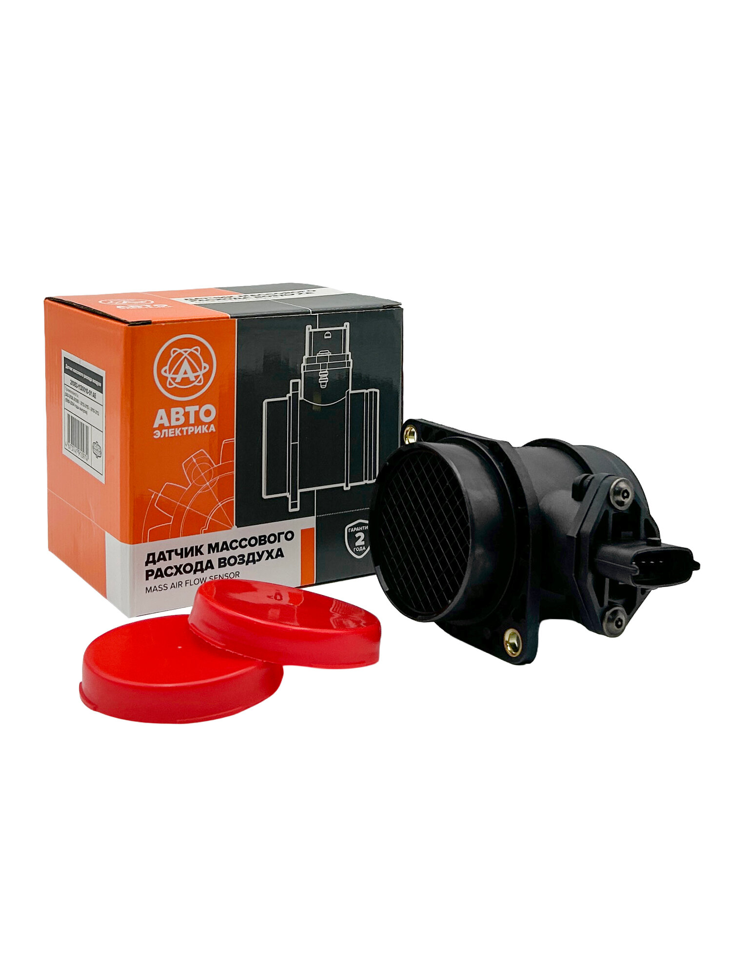 Датчик массового расхода воздуха для а/м ВАЗ-2108, 2110 до 2004 г. Евро 2 (аналог 0 280218 004) - АвтоЭлектрика арт. 21083-1130010-01 AE