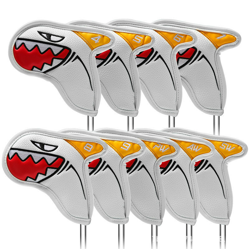 Чехол для клюшки Shark Iron, чехол для головки клюшки для гольфа, защитный чехол для клюшки, защитный чехол для клюшки для гольфа.