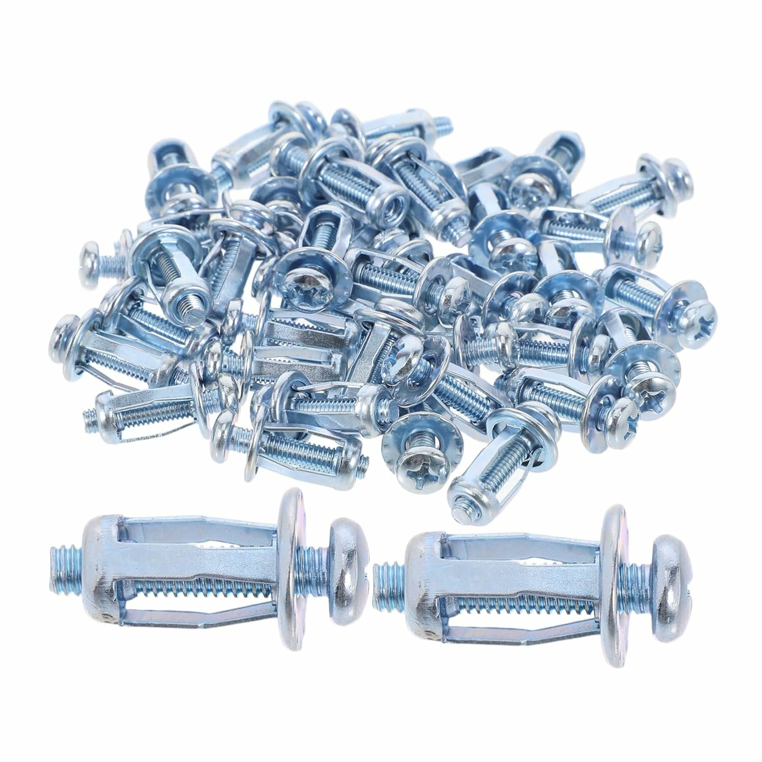 40 шт. лепестковые расширительные винты, оцинкованные анкеры для полых дверей и пластиковых изделий. Простая установка.