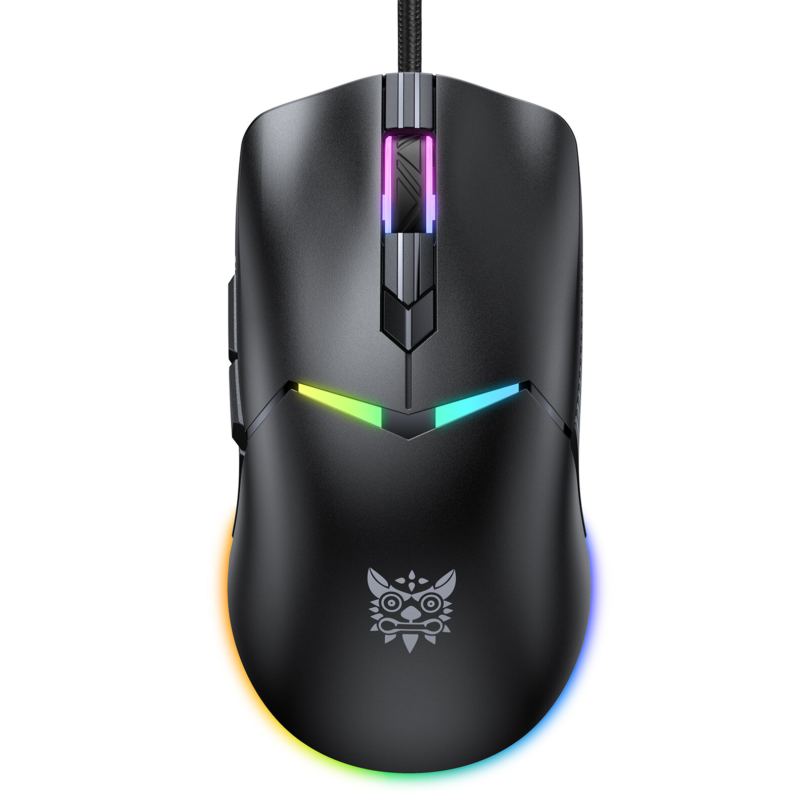ONIKUMA CW929 RGB Gaming USB Optical Wired 5-speed Adjustable DPI up to 6400 6 Programmable Buttons for Windows Vista Linux