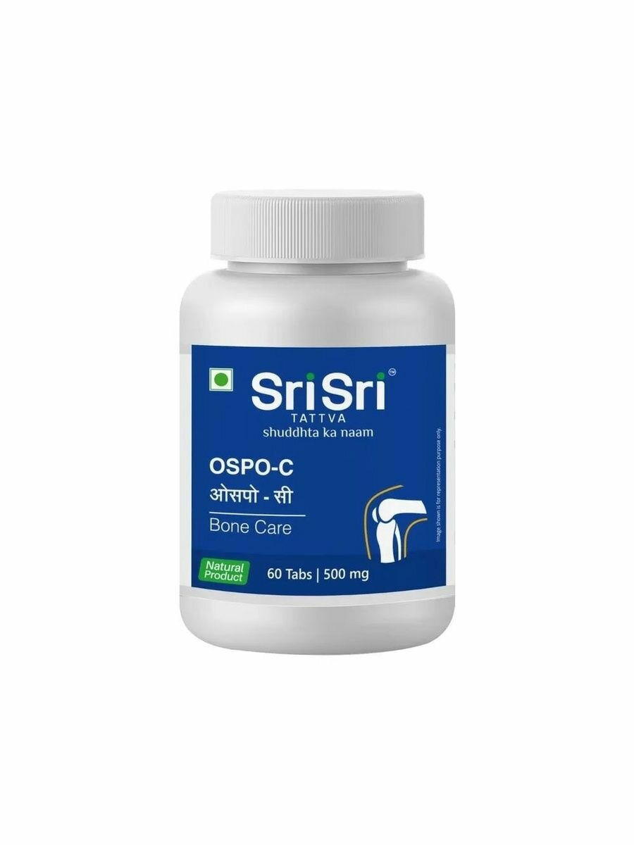 Экстракт растений Sri Sri Tattva OSPO-C, для костей, укрепление, 2 упаковки по 60 таблеток