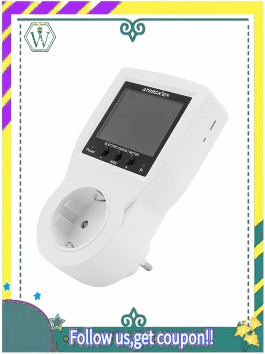 J5Latest ATORCH WIFI Цифровой ваттметр 220 В переменного тока Счетчик мощности Потребление электроэнергии энергии Мощность EU Plug
