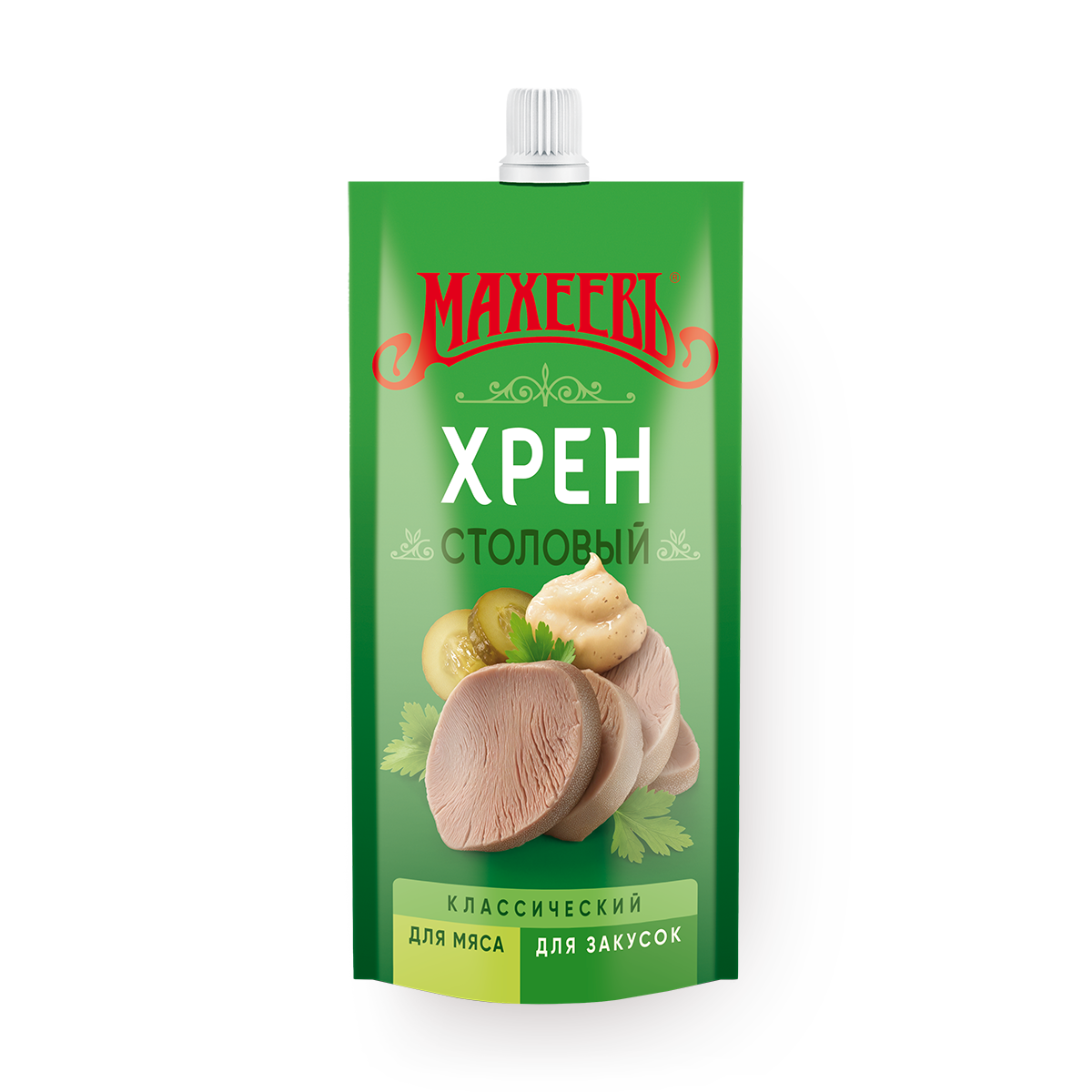 Хрен столовый "Махеевъ", дой-пак, 140 грамм, от 0 °C до +25 °C