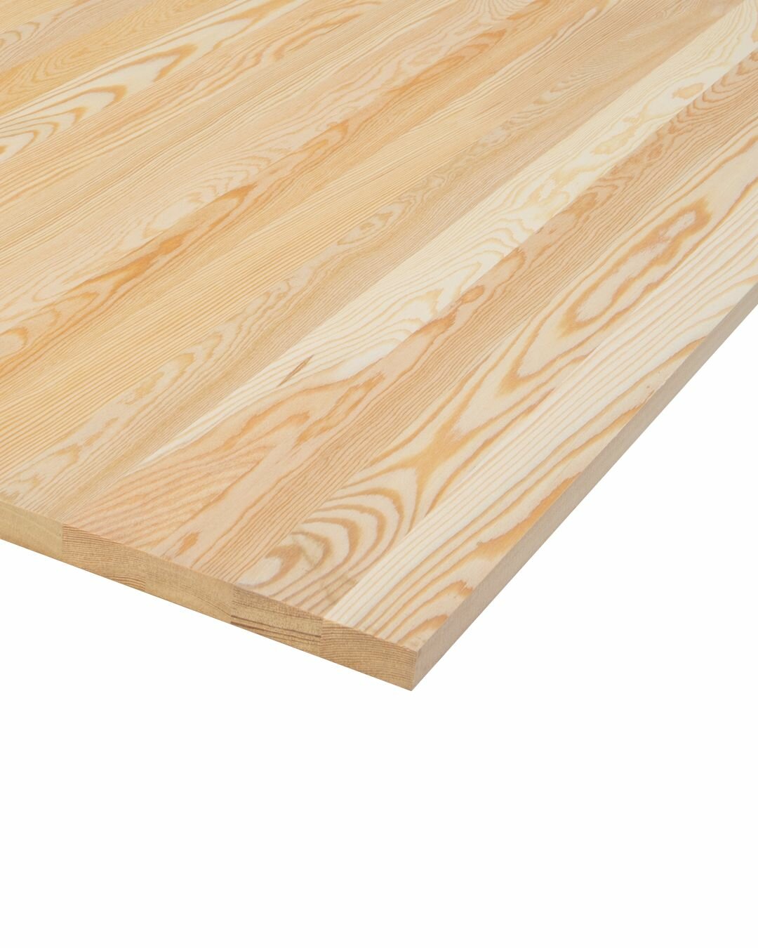 Мебельный щит 800х400х18мм Лиственница Экстра Цельноламельный