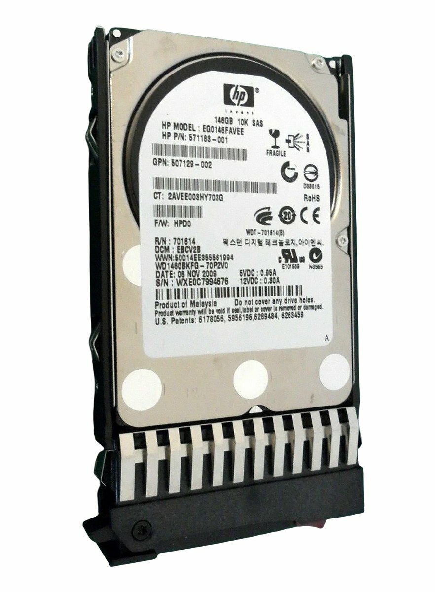 Жесткий диск HP 146Gb 10000 SAS 2.5" HDD EG0146FAVEE