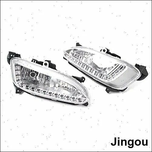 Zldrill Фары автомобильные, 2 шт, арт. для Hyundai Santa Fe 3 2012 2013 2014 2015 2016
