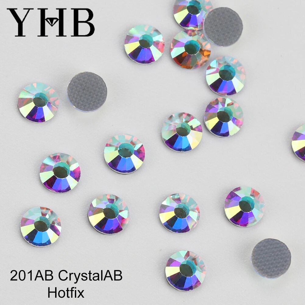 Стразы YHB 2.4mm SS8 201AB Crystal AB 1440шт