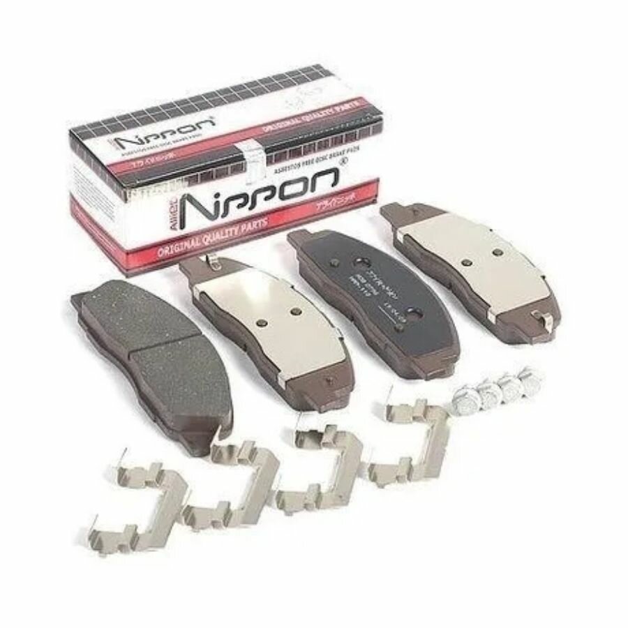 Колодка передняя ГАЗель NEXT HEAVY DUTY FERRO CARBON ALLIED NIPPON арт. ADB0796HD
