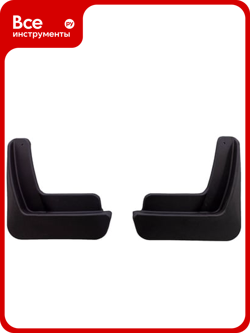 Брызговики SRTK резиновые, для KIA Rio 2017-2020 г. в, задние BR. Z. KI. RI.17G.06033