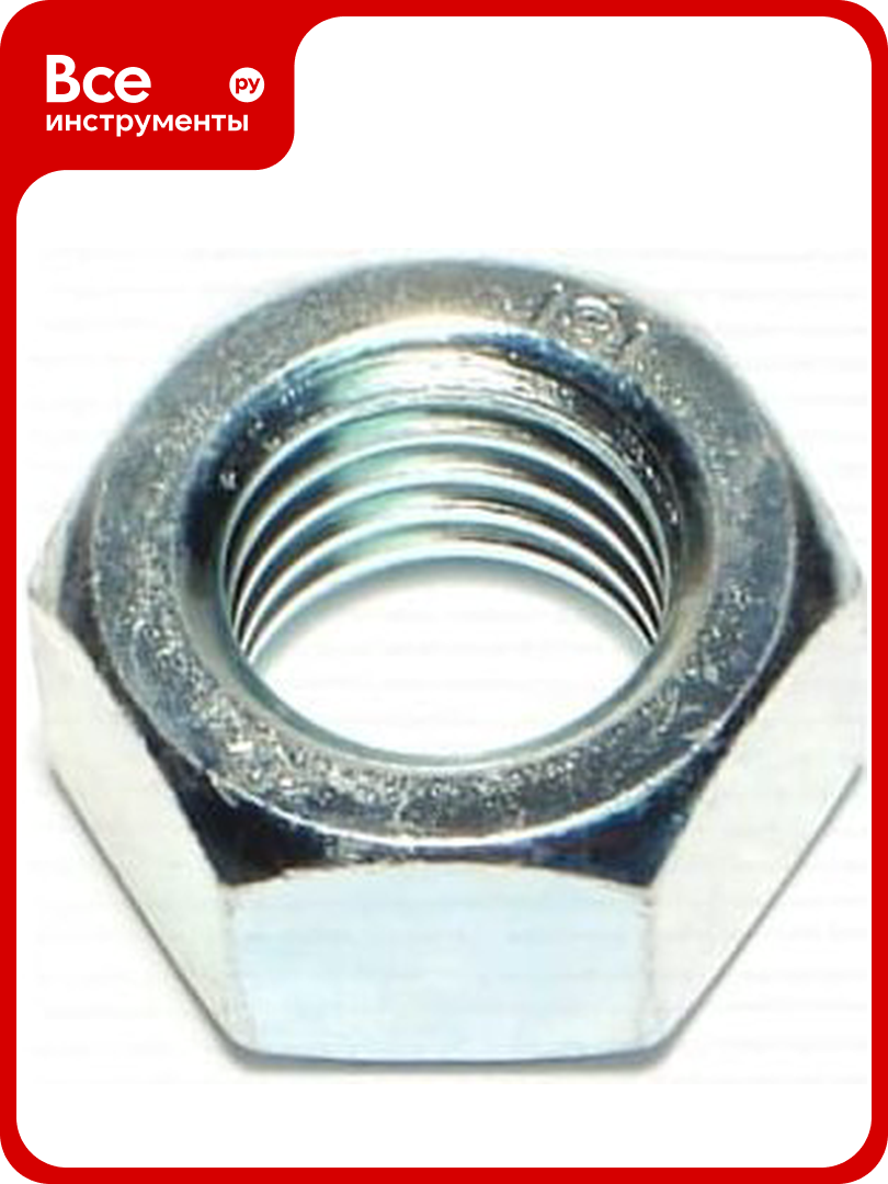 Гайка шестигранная М6 30 шт DIN 934 для крепления и соединения резьбовых соединений ARNO INDUSTRIES A21000060001598