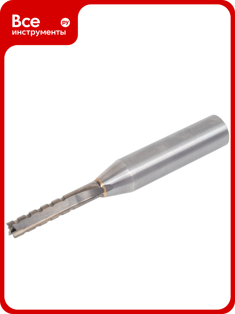 Фреза прямая KWS HW со стружколомом D=6mm, H=30, L=85, S=12, Z=3 BKN0C0015