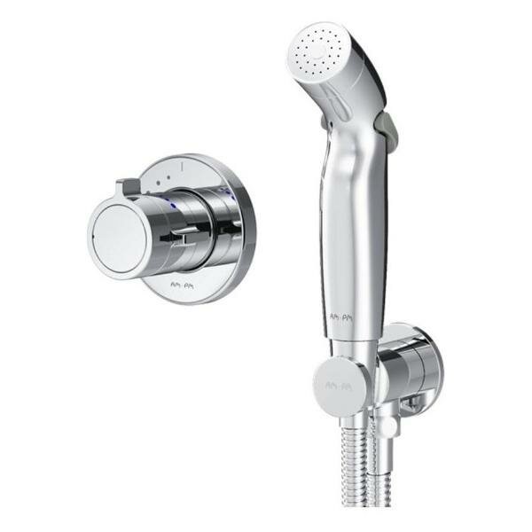 Смеситель с термостатом, монтируемый в стену с гигиеническим душем Am.Pm F0H85A400 X-Joy