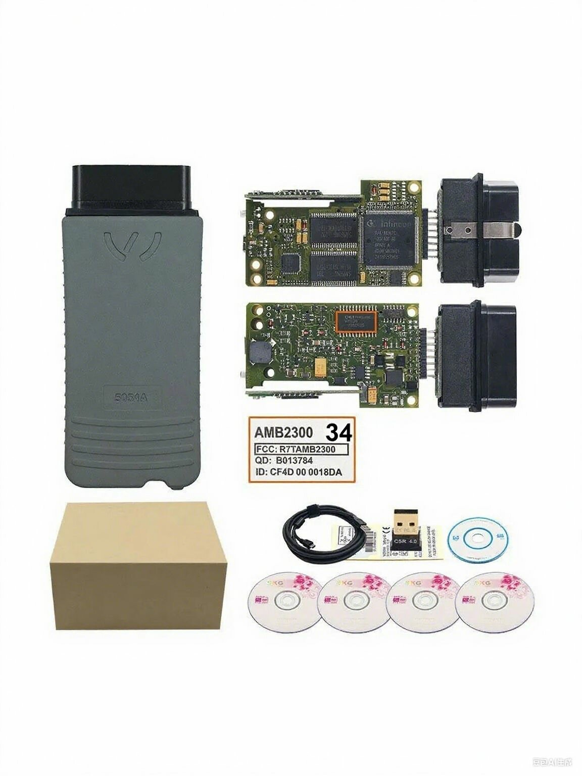 VAS 5054A V7.2.1 Bluetooth OBD2 автосканер для VAG Audi VW Skoda Seat — диагностика, кодирование, программирование