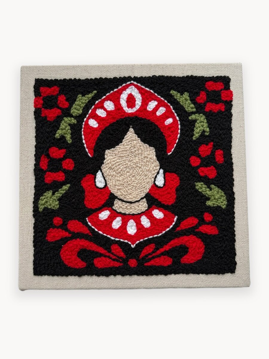 Набор для вышивания в ковровой технике 30х30см.